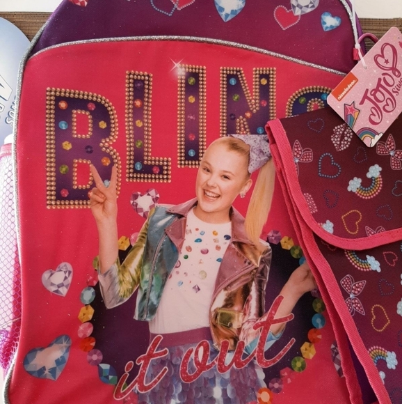 JoJo Siwa | Accessories | Jojo Siwa Backpack 4pc Nickelodeon Pink ...